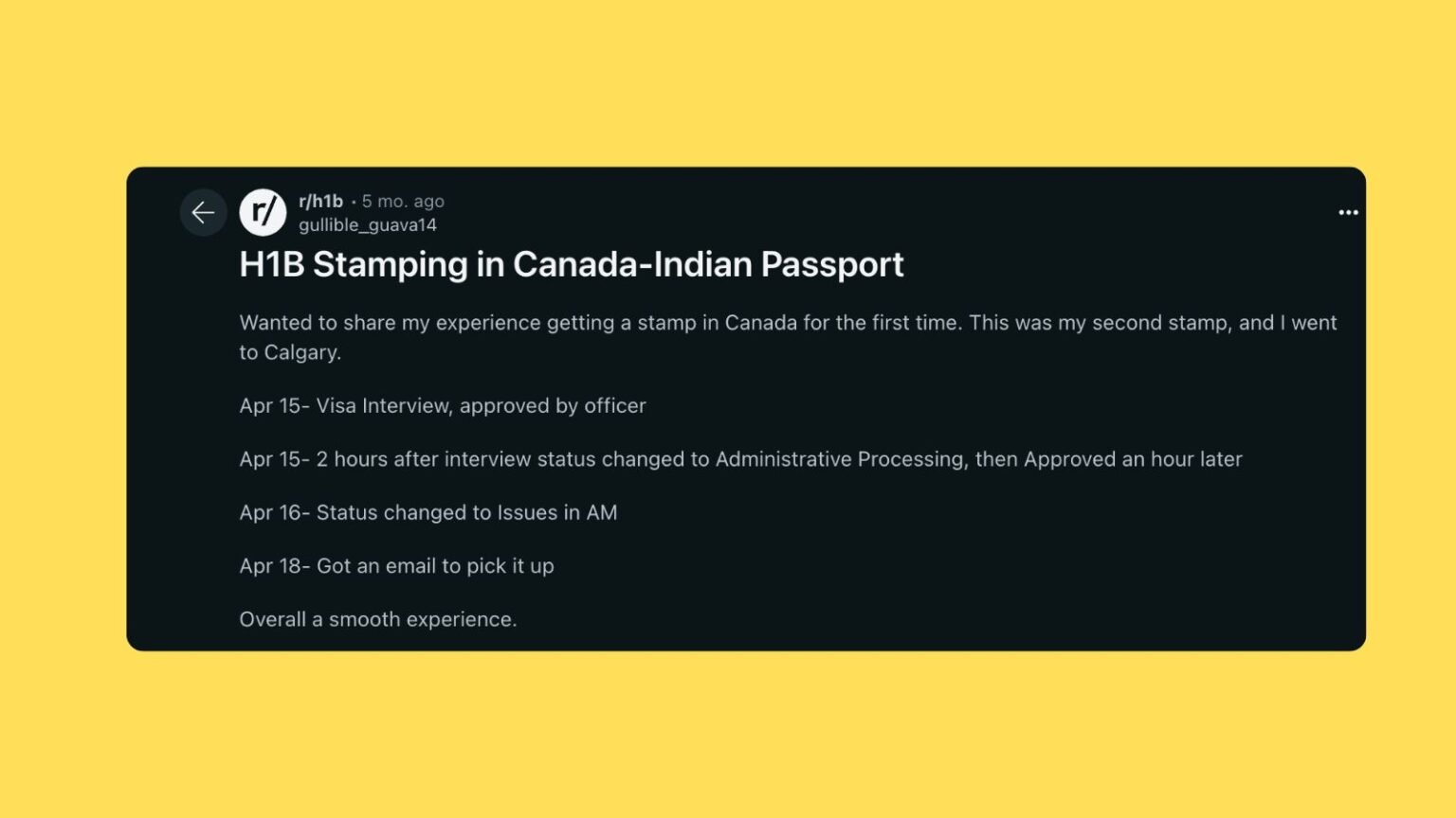 H1B Visa Stamping in Canada for Indian Citizens - Your Hub for H1b Visa ...